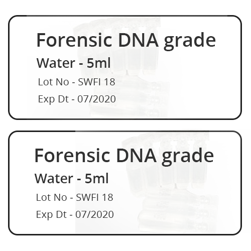 Forensic DNA Grade Water | G.R.Pharmaa